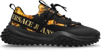 Versace Jeans Couture Homme, Chaussures, Noir, Taille: 42 EU Chaussures de sport motif Barocco