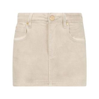 Roberto Cavalli Denim Minirock mit Strassbesatz - - Skirts - Damen - Grau - S