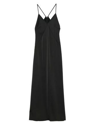 Rhizome robe longue Kyle - Noir