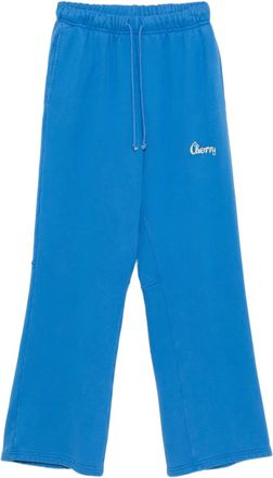 Cherry Los Angeles pantalon de jogging à logo imprimé - Bleu