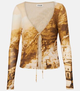 Staud Top Avani aus Mesh