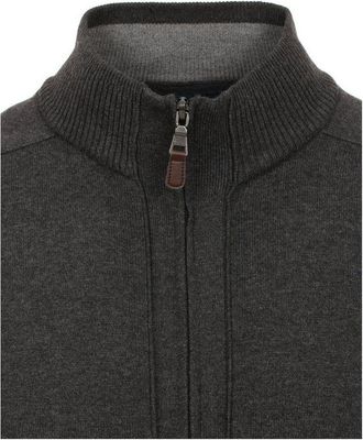 Redmond Strickjacke 681 (1-tlg) mit elastischen B&uuml;ndchen an &Auml;rmelenden und Saum