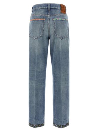 Valentino Garavani Womens Blue Cotton Jeans Denim Clothing