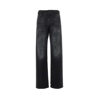 Maison Margiela Jeans with waist tailored insert Woman 25