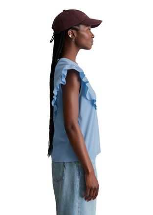 Marc O'Polo Denim T-Shirt aus weichem Rippjersey