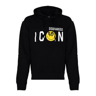 Dsquared2 Smilley Hoodie - - Sweatshirts & Hoodies - Herren - Schwarzk - 2XL