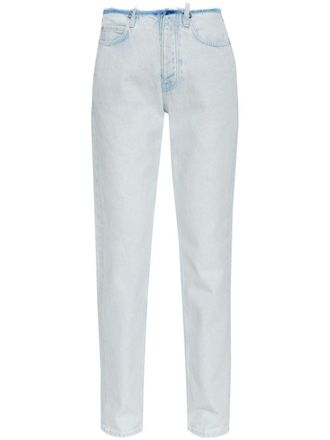 Balenciaga Jeans im Distressed-Look - Blau