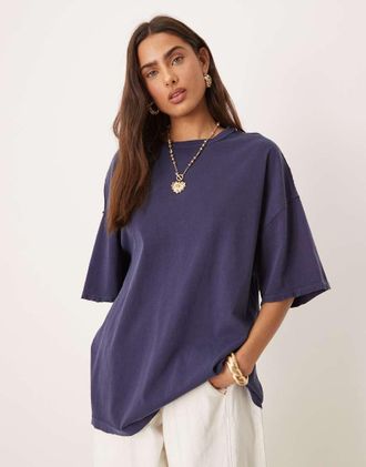 Free People Devon - T-shirt décontracté - Bleu marine