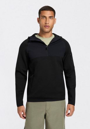 HUGO BOSS Kapuzensweatshirt QZ Urban Tech mit Reißverschlusstaschen