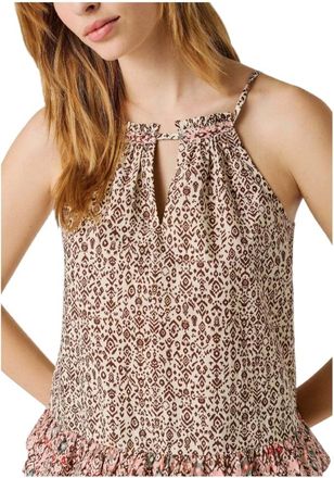 Pepe Jeans London Femme, Tops, Multicolore, Taille: 42 FR Dona Blouse