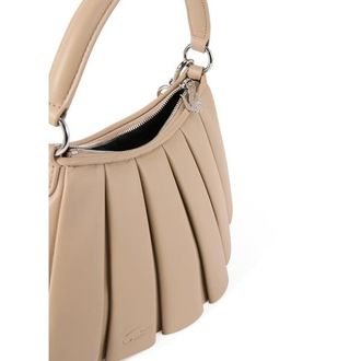 Lacoste Petit sac Lenglen pliss&eacute; en cuir