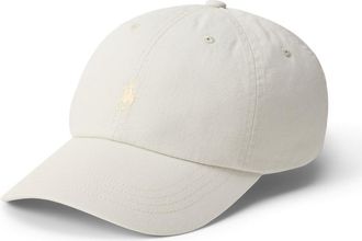 Ralph Lauren Cap aus Baumwoll-Twill mit Pony-Stickerei in