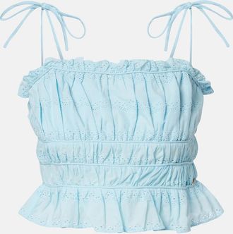 Melissa Odabash Cropped-Top Freya aus Baumwolle