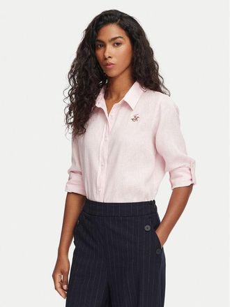 Beverly Hills Polo Club Hemd P-SS26W-SH0004 Hellrosa Regular Fit