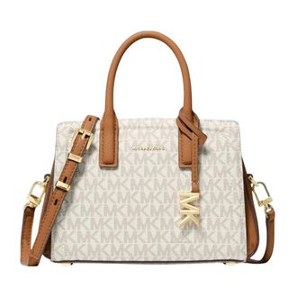 Michael Kors Laila Kleine Satchel mit Signature-Logo - - Bags - Damen - Beige - ONE SIZE