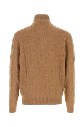 Etro Mens Camel Cashmere Sweater M0006 Exterior: Maglieria
