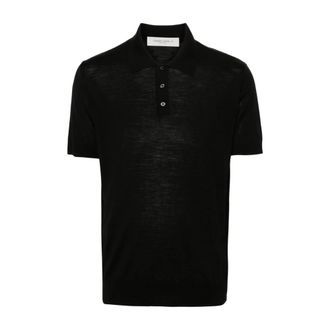 Golden Goose Giotto Polo Shirts - - Knitwear - Herren - Schwarzk - L