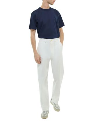 Fursac Chino droit en serge de coton - Taille 29 - Homme