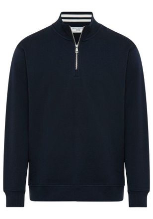 Marc O'Polo Denim Sweatshirt mit Troyerkragen relaxed fit, aus Bio-Baumwolle