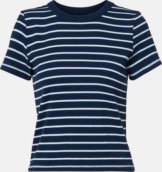 Velvet T-Shirt Brenda aus einem Baumwollgemisch