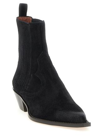 Sonora Womens Black Calfskin Chelsea Boots