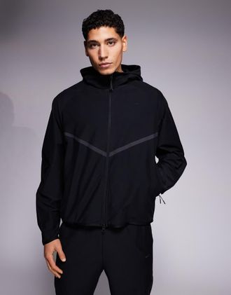 Nike Tech Sori - Veste de surv&ecirc;tement &agrave; fermeture &eacute;clair - Noir
