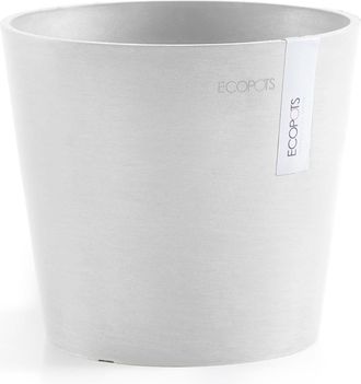 Ecopots Amsterdam 17 Blumentopf - L 17 cm x H 14,7 cm - Innen- und Au&szlig;enbereich