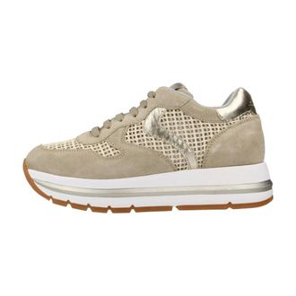 Voile Blanche Stylische Mesh-Sneaker f&uuml;r Frauen - - Shoes - Damen - Beige - 38 EU