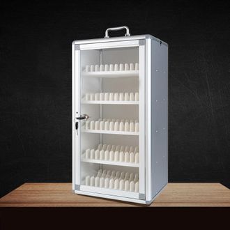 Generic Handyaufbewahrung im Klassenzimmer, Handy-Schließfach, Doppelter Sicherheitsschutz, Geeignet for Handy-Reparaturwerkstätten, Schulen und Büros(60)