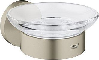 GROHE Essentials Seifenschale Halter in gebürstetem Nickel infinityfinish, 40444EN1