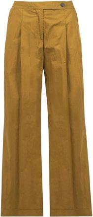 Alessia Santi Femme, Pantalons, Jaune, Taille: 40 FR Wide Pantalons