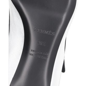 Herm&egrave;s Lilibeth 40 Mary Jane Pumps - Silver