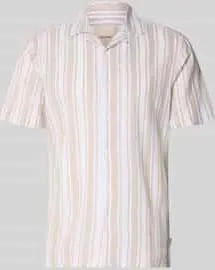 Only & Sons Regular Fit Leinenhemd aus Baumwoll-Leinen-Mix Modell CAIDEN