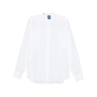 Barba Hemdkragen Langarmshirt - - Shirts - Herren - Wei&szlig; - 3XL