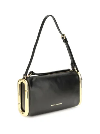 Marc Jacobs Womens Small Juliette Leather Shoulder Bag Black Calf Bos Taurus