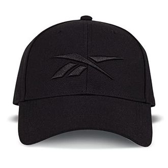 Reebok Casquette Classique Standard avec Snapback réglable pour Homme et Femme (Taille Unique), Noir