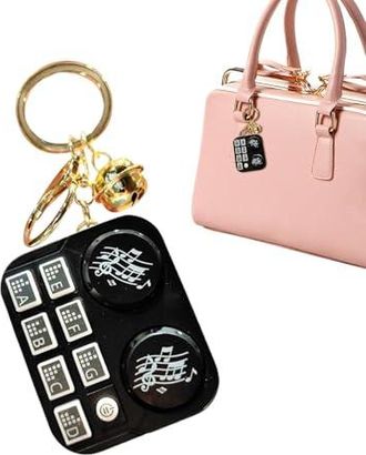 Generic Porte-clés musical, porte-clés de voiture DJ avec lumière et musique - Porte-clés de sac, porte-clés pour et adultes, 08, Siehe Beschreibung