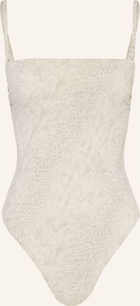 Calvin Klein Bandeau-Badeanzug beige