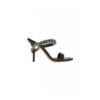 Michael Kors Bianca Sandale aus Leder mit Schmucksteinen - - Shoes - Damen - Schwarzk - 37 EU
