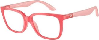Emporio Armani unisex, Accessoires, Rouge, Taille: 49 MM Ek3006 6135 Optical Frame