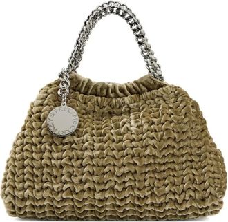 Stella McCartney Femme, Sacs, Brun, Taille: ONE Size Mini Sac Fourre-Tout Falabella avec Cha&icirc;ne