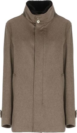 Herno Mantel aus Kaschmir - Braun