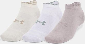 Under Armour Essential Low Socken im 3er-Pack, unisex Grau Dawn / Weiß / Grau Dawn XL