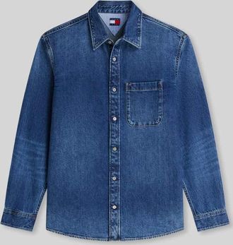 Tommy Jeans Regular Fit Jeanshemd aus reiner Baumwolle