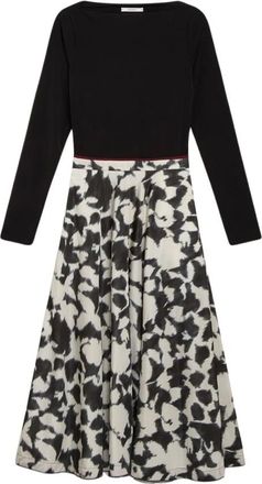 Maliparmi Maliparmi, Femme, Robes, Noir, Taille: 40 FR Foliage Chin&eacute; Dress