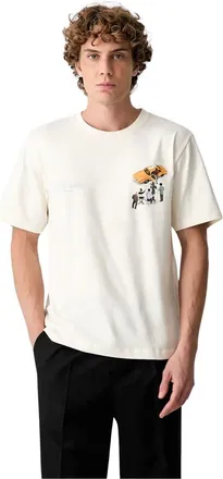 Filling Pieces Homme, Tops, Beige, Taille: L T-shirt Film Set