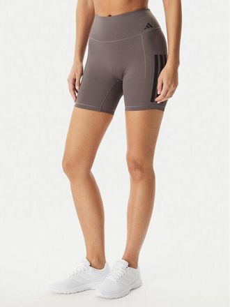 adidas Sportshorts Optime Workout 3-Stripes JZ1099 Grau Slim Fit