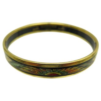 Herm&egrave;s Armband - NEUES HERMES ARMBAND BEDRUCKTE EMAILLE BRASILIEN 1 - Gr. ONESIZE - in Mehrfarbig - f&uuml;r Damen