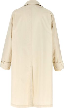 Maison Margiela Layered Cotton Trench Coat - Cream