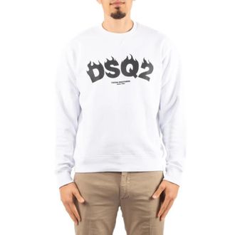 Dsquared2 Cool Fit Sweatshirt - - Sweatshirts & Hoodies - Herren - Wei&szlig; - 2XL